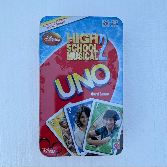 Disney | Toys | Disney Uno Card Game High School Musical 2 Mattel 206 ...